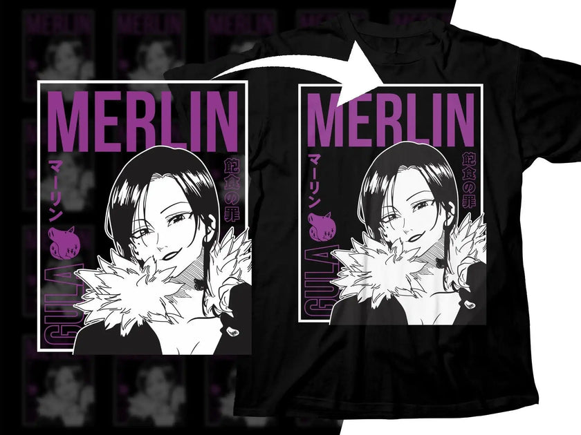 Merlin Seven Deadly Sins Png Digital Download