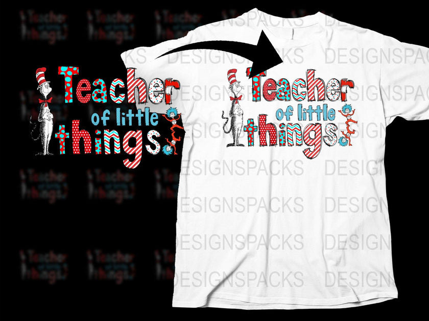 Fun Teacher of Little Things Cartoon Png Digital Download
