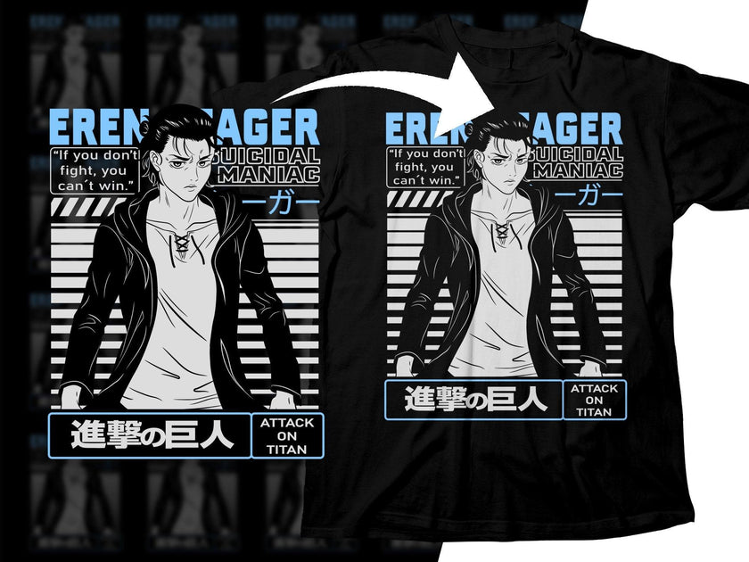 Eren Jaeger Attack On Titan Png Digital Download