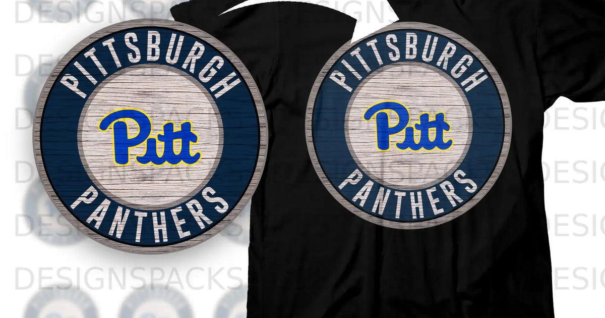Pittsburgh Panthers Pitt Rustic Design Png Digital Download - DESIGNSPACKS