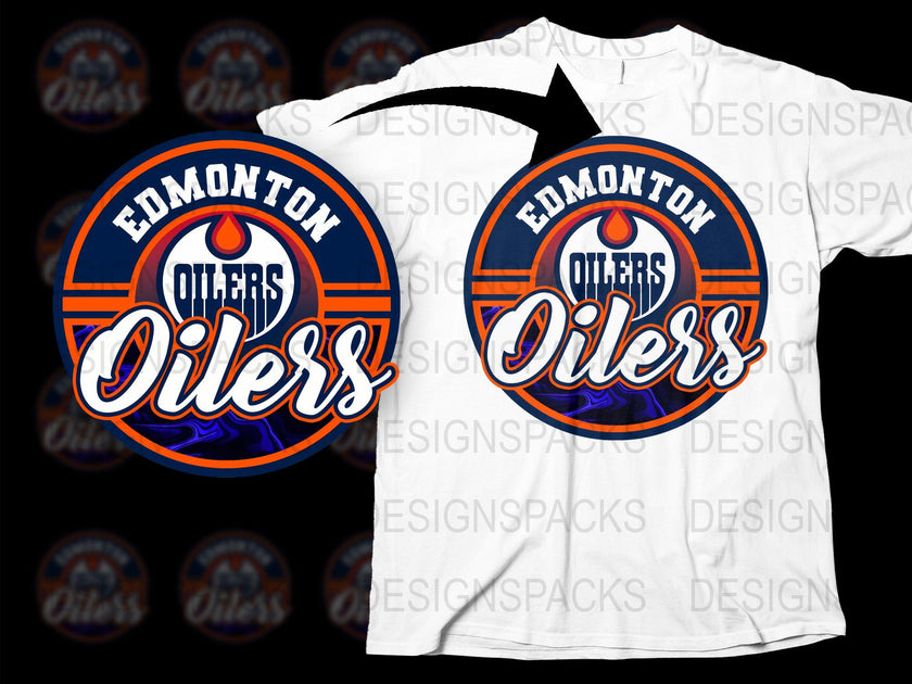 Edmonton Oilers Logo Graphic Design Png Digital Download