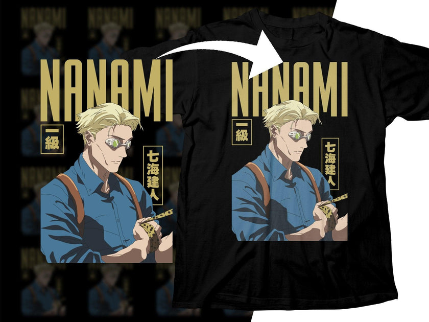 Kento Nanami Jujutsu Kaisen With Unique Stylish Character Print Png Di