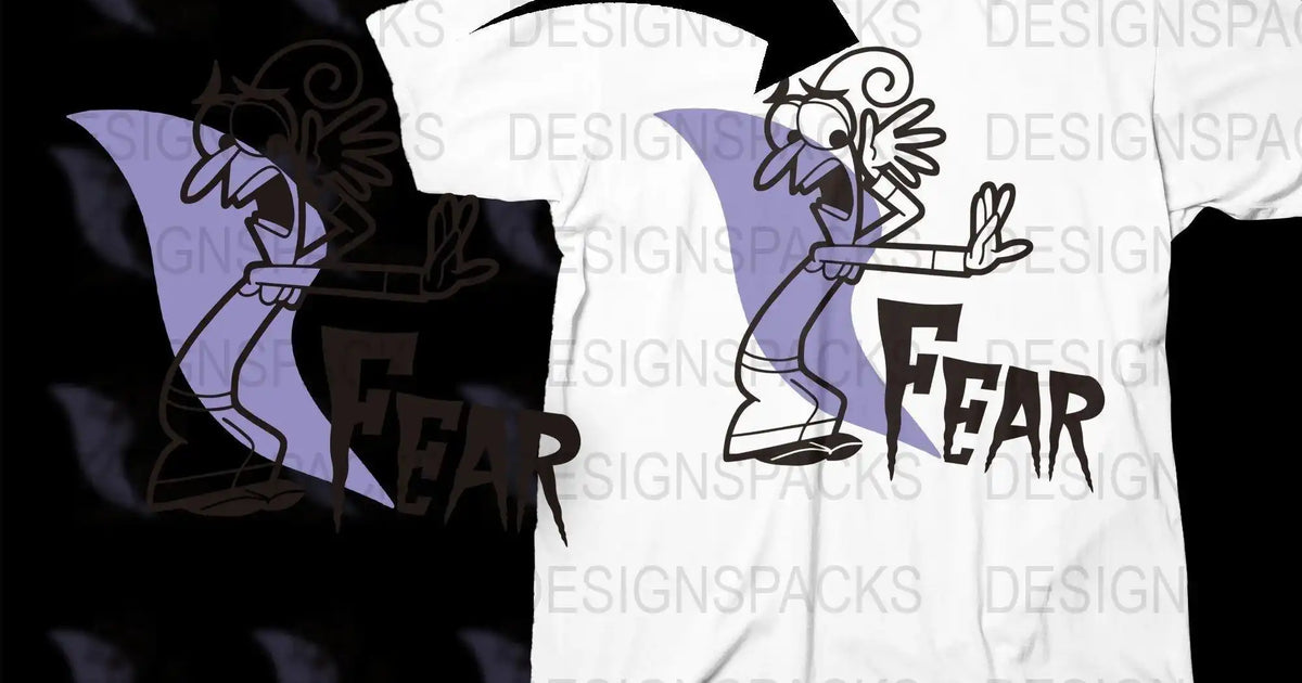 Expressive Fear Character Graphic Png Digital Download – DESIGNSPACKS