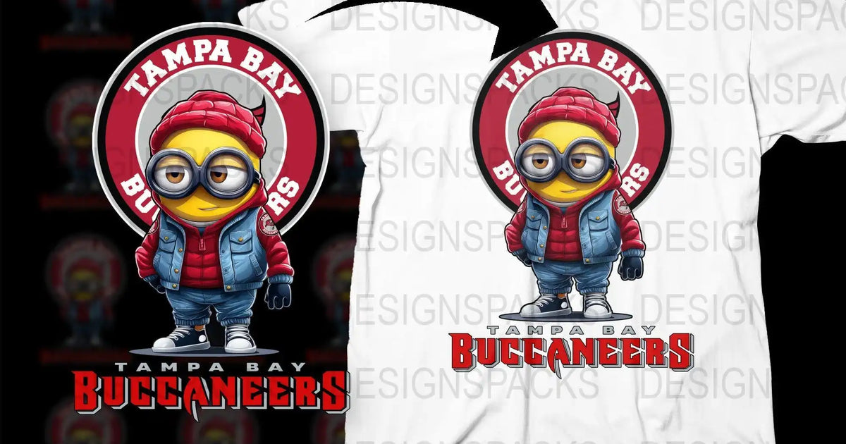 Tampa Bay Buccaneers Cartoon Character Fun Png Digital Download ...