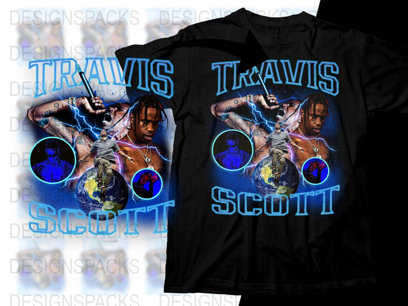 Travis Scott Bootleg Graphic Png Digital Download