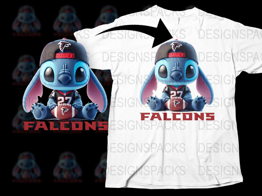 Atlanta Falcons Cute Alien Football Png Digital Download