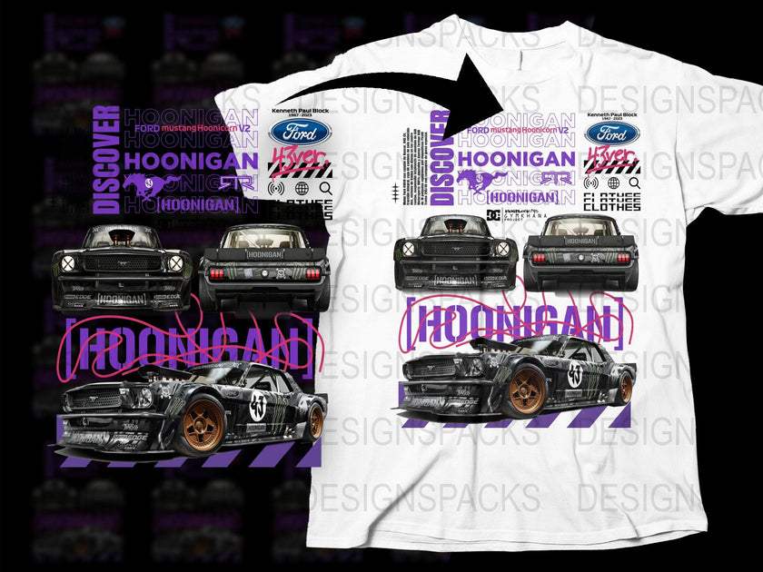 Discover Hoonigan Ford Mustang GV Tribute Png Digital Download
