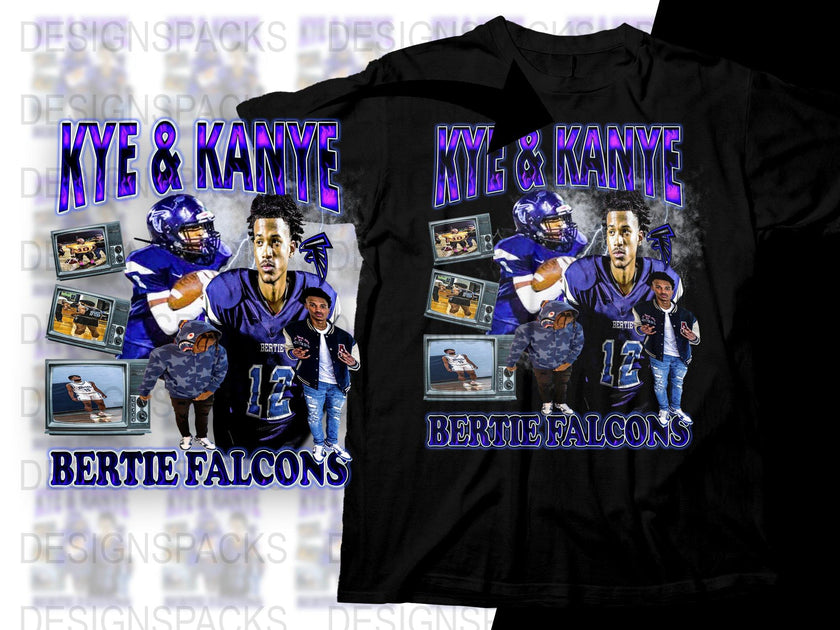 Kye and Kanye Bertie Falcons Graphic Png Digital Download