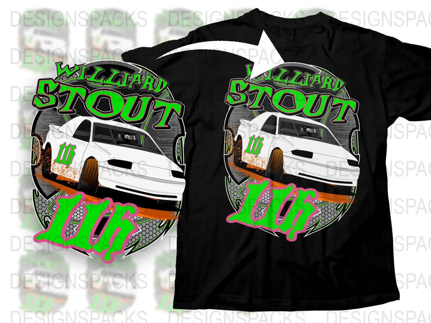 Williard Stout Car Graphic Design Png Digital Download