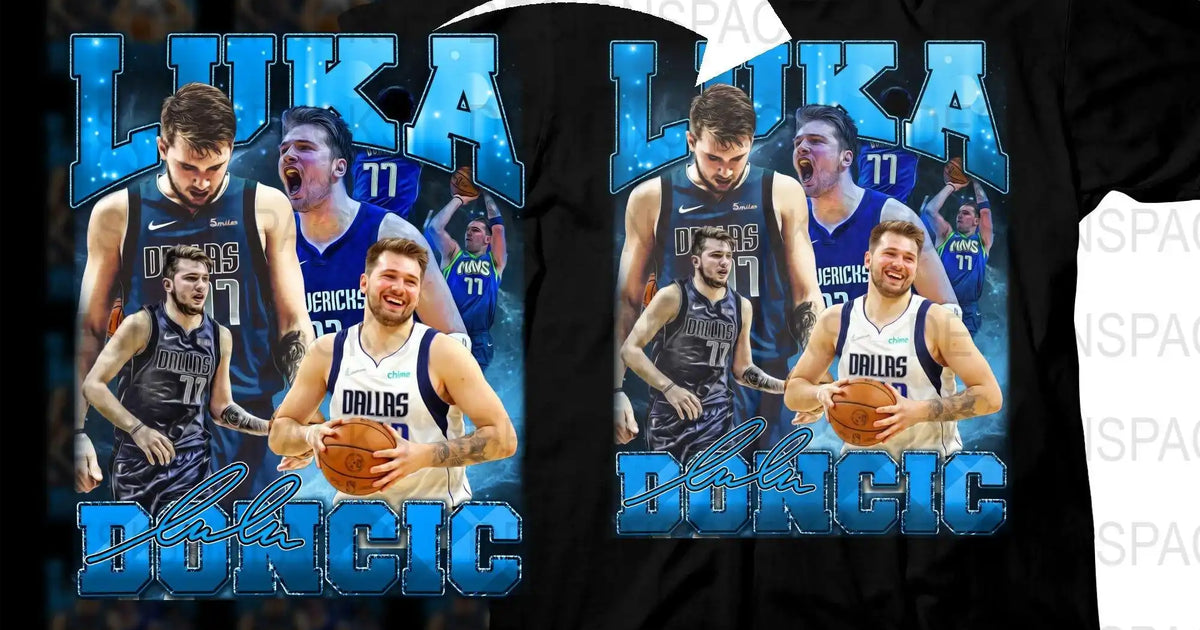 Dynamic Basketball Superstar Luka Doncic Signed Bootleg Png Digital Do ...