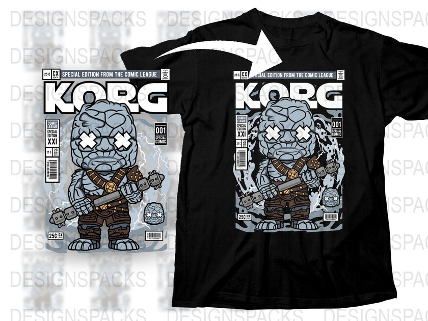 Korg Ragnarok Popculture Png Digital Download