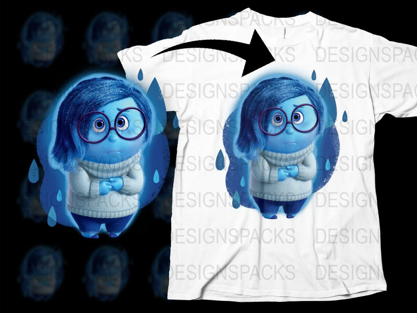 Explore Emotions with Unique Sadness Graphic Png Digital Download