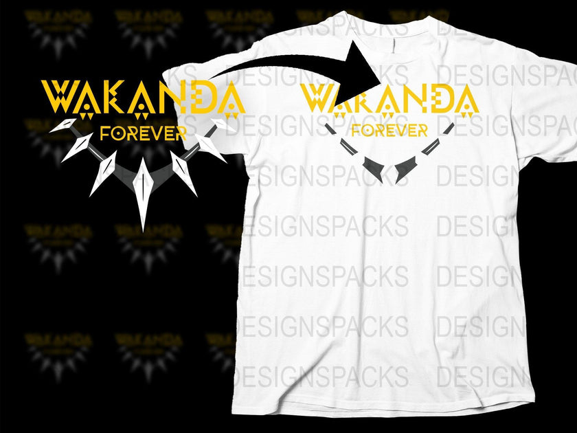 Wakanda Forever Tribute Graphic Png Digital Download