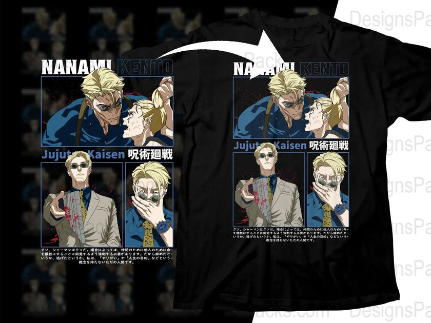 Kento Nanami Jujutsu Kaisen Png Digital Download