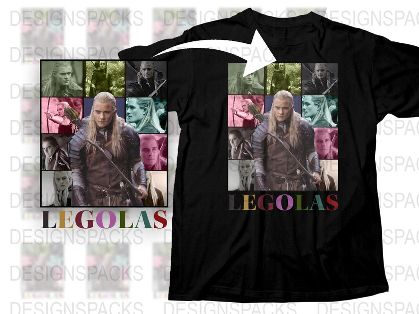 Orlando Bloom as Legolas Image Collage The Lord Png Digital Download