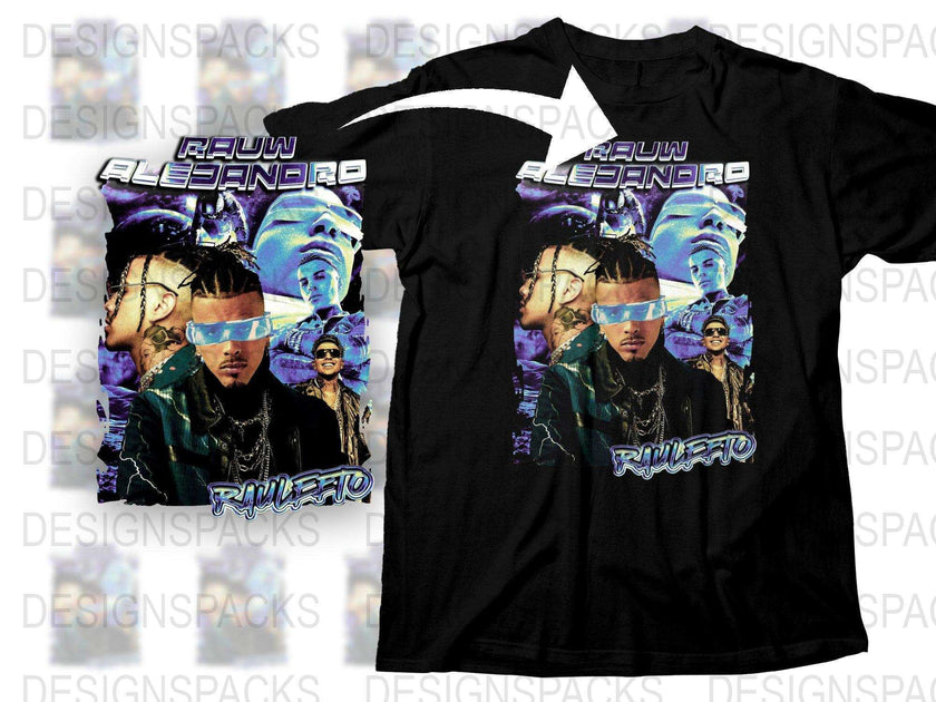 Rauw Alejandro Bootleg Design Fan Art Album Cover Png Digital Download