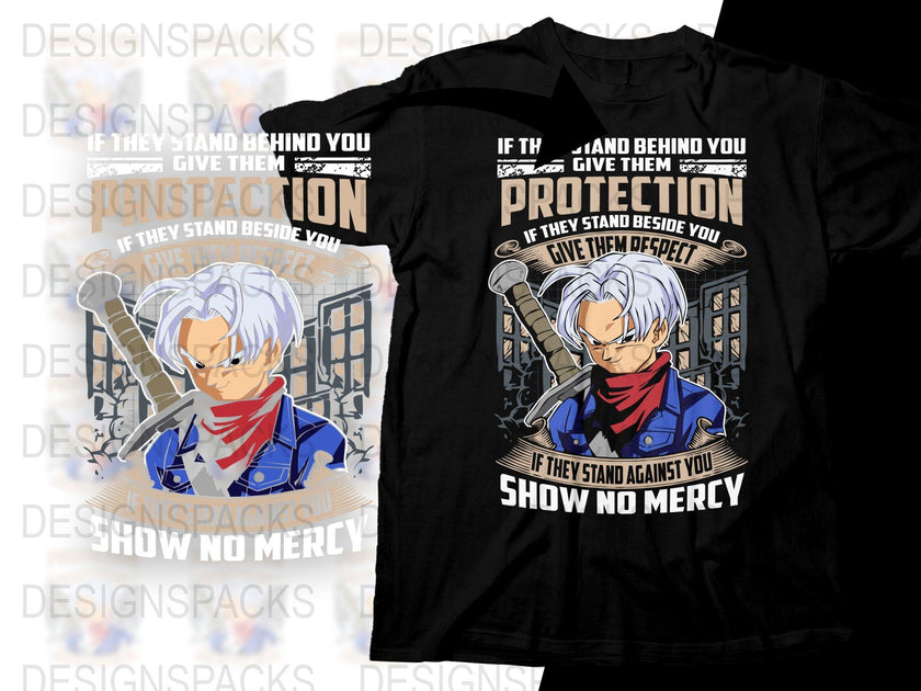 Trunks The Swordsman Show No Mercy Quotes Png Digital Download