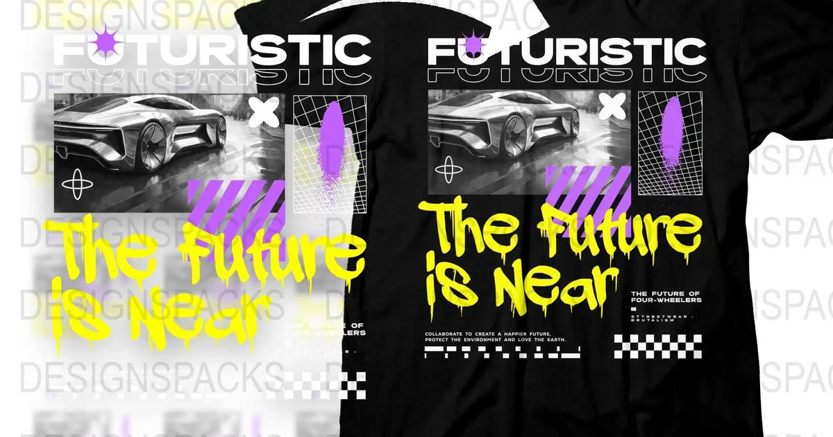 The Future is Near Car Futuristic Design Png Digital Download ...