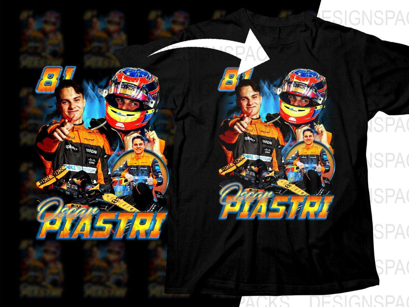 Oscar Piastri 81 Racing F1 Png Digital Download