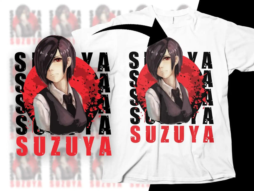 Striking Anime Girl Portrait Suzuya Png Digital Download