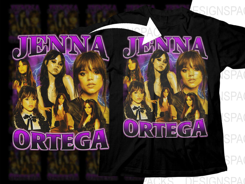 Jenna Ortega Collage Movie Stylish Bootleg Png Digital Download