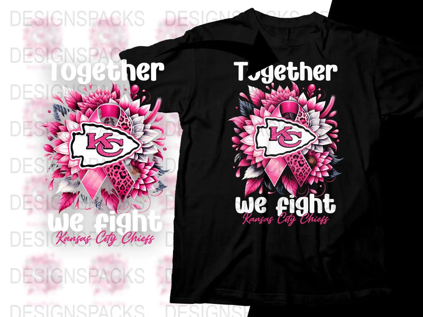 Breast Cancer Awareness Kansas City Chiefs Png Digital Download