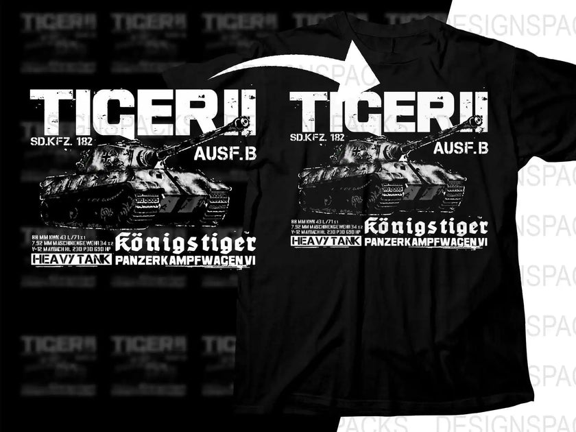 Tiger II Heavy Tank Königstiger Panzerkampfwagen VI Png Digital Downlo