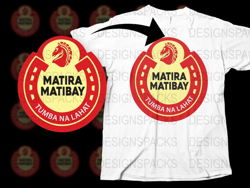 Brand Parody RED HORSE (Matira Matibay) Png Digital Download