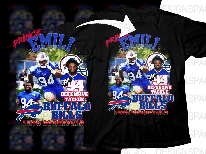 Buffalo Bills Prince Emili Defensive Tackle Png Digital Download