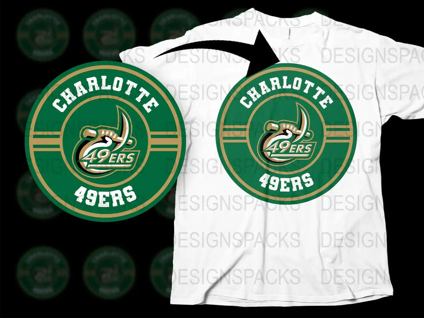 CHARLOTTE 49ERS NCAA College Png Digital Download