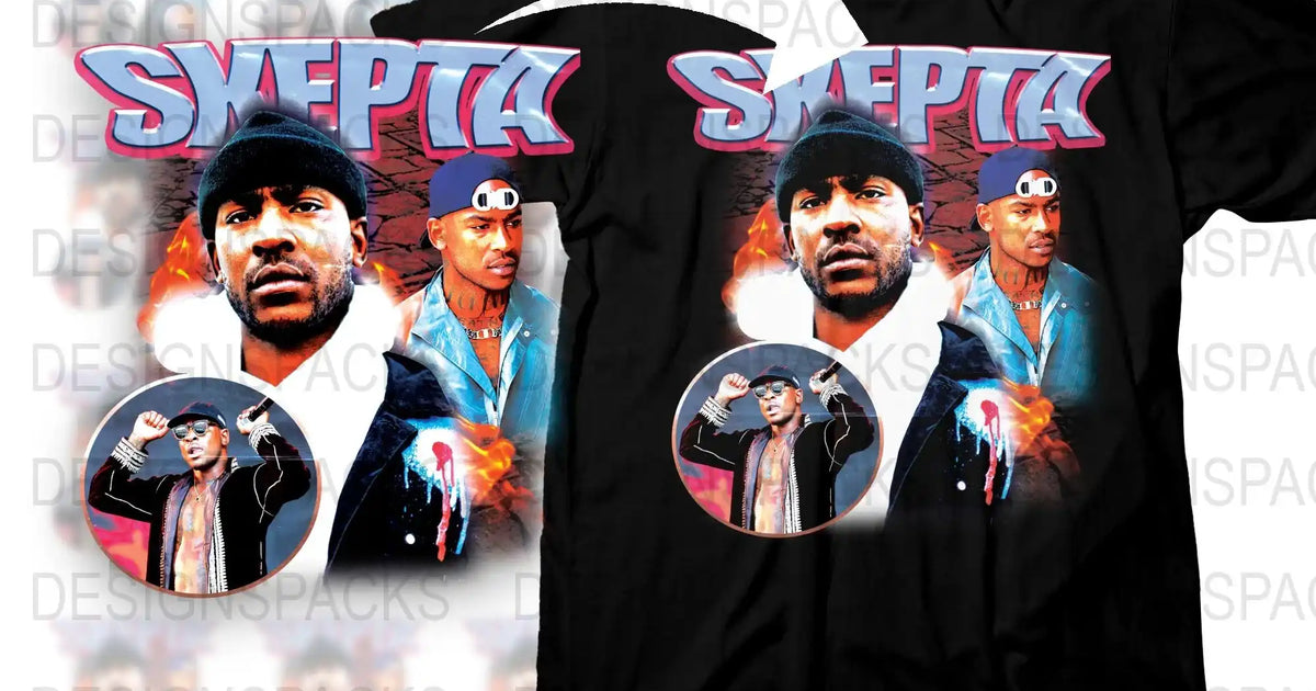 Skepta Portrait Album Cover Graphic Bootleg Png Digital Download ...