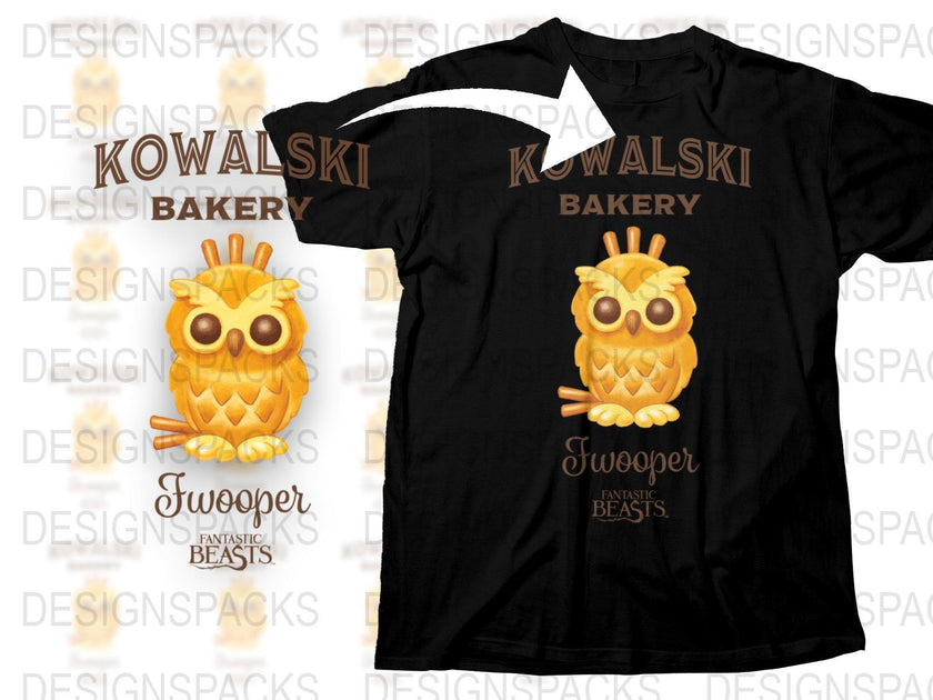 Kowalski Bakery Fwooper Fantastic Beasts Png Digital Download