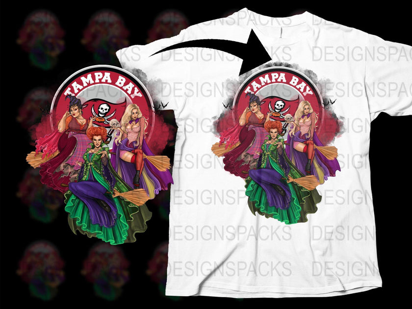 Hocus Pocus Halloween Tampa Bay Logo Png Digital Download