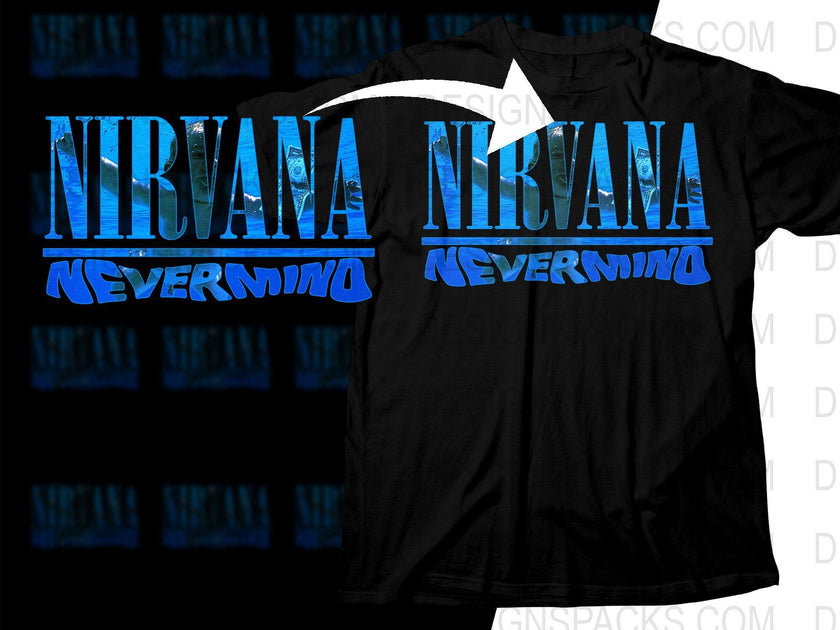 Nirvana Nevermind Album Cover Rock Rock Png Halftone Digital Download