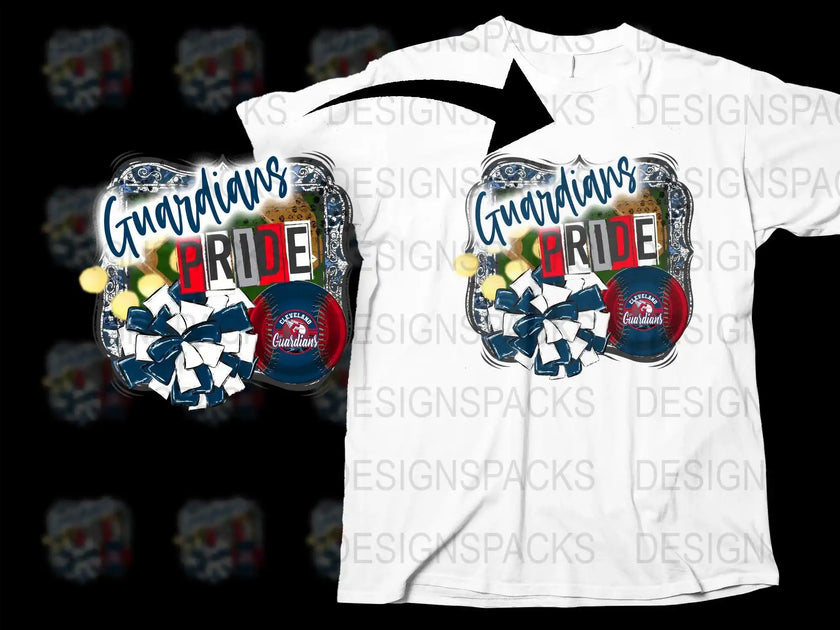Show Your Cleveland Guardians Pride Png Digital Download