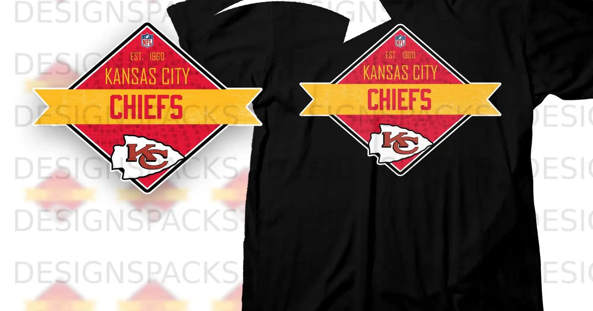 Kansas City Chiefs NFL EST. 1960 Diamond Png Digital Download ...