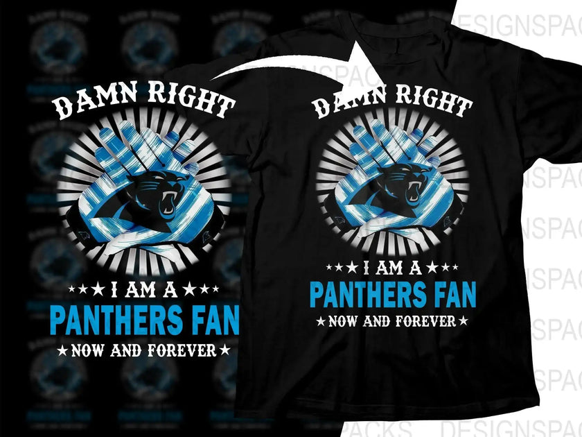 Carolina Panthers Fan Gear NFL Team Logo Png Digital Download