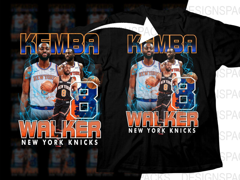 Kemba Walker Number 8 New York Knicks Basketball Star Bootleg Png Digi