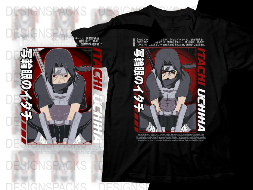 Uchiha Itachi with Mask Graphic Png Digital Download