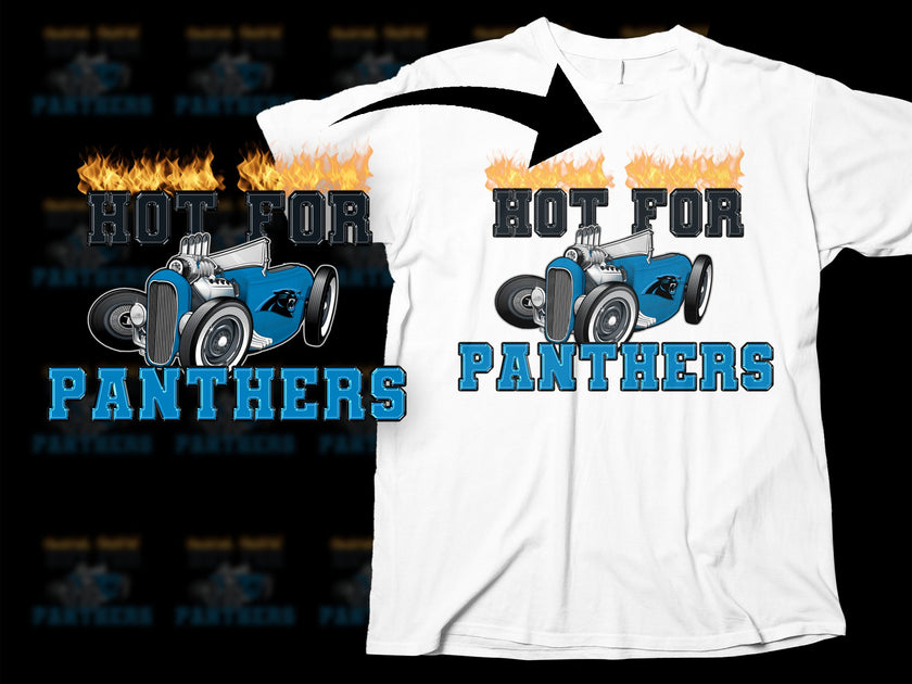 Vintage Style Hot Rod Car Hot For Panthers Png Digital Download