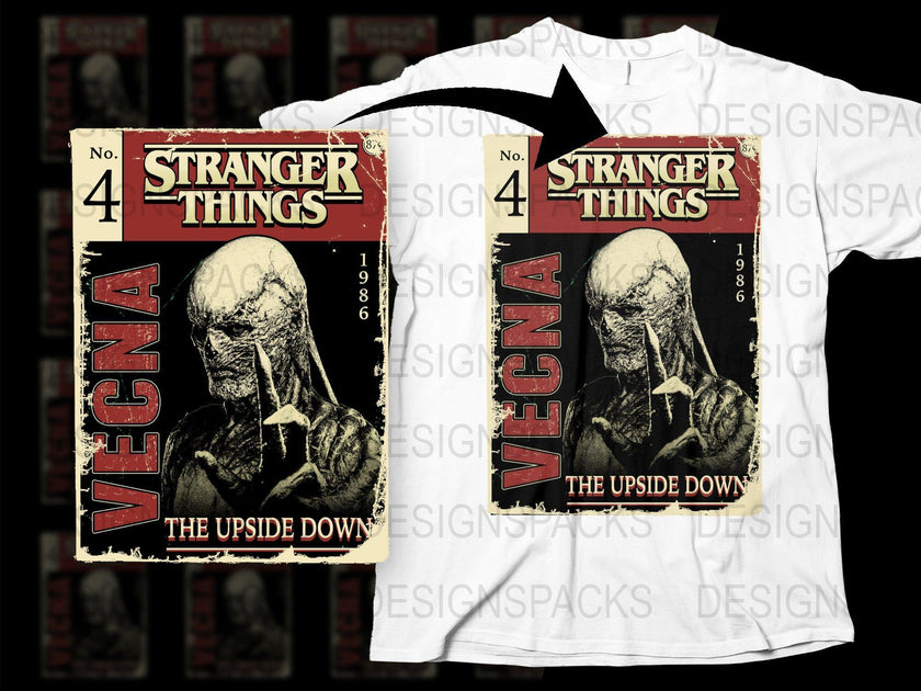 Stranger Things Vecna The Upside Down 4 Png Digital Download