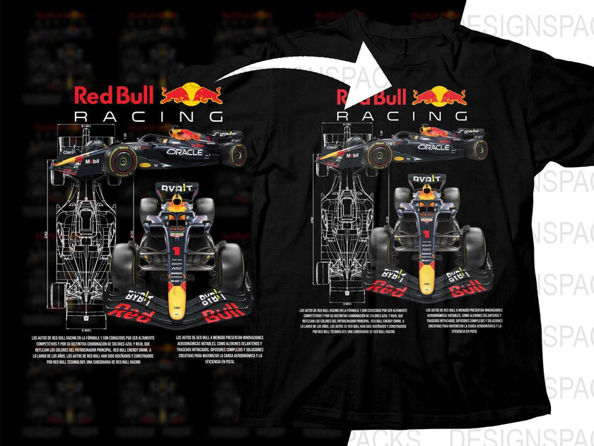 Blueprint Red Bull Racing Team Car F1 Cars Png Digital Download