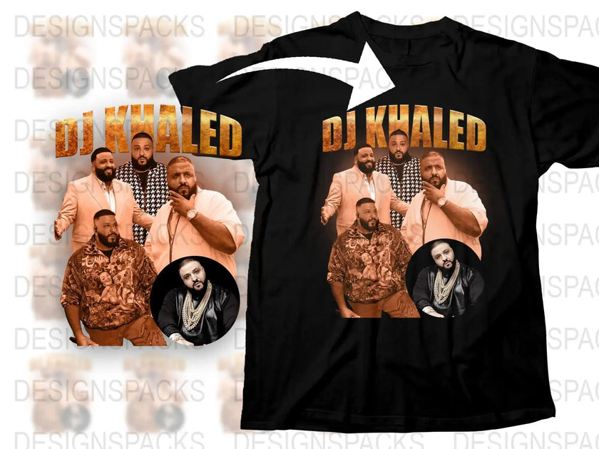 DJ Khaled Bootleg Graphic For Every Hip Hop Fan Png Digital Download