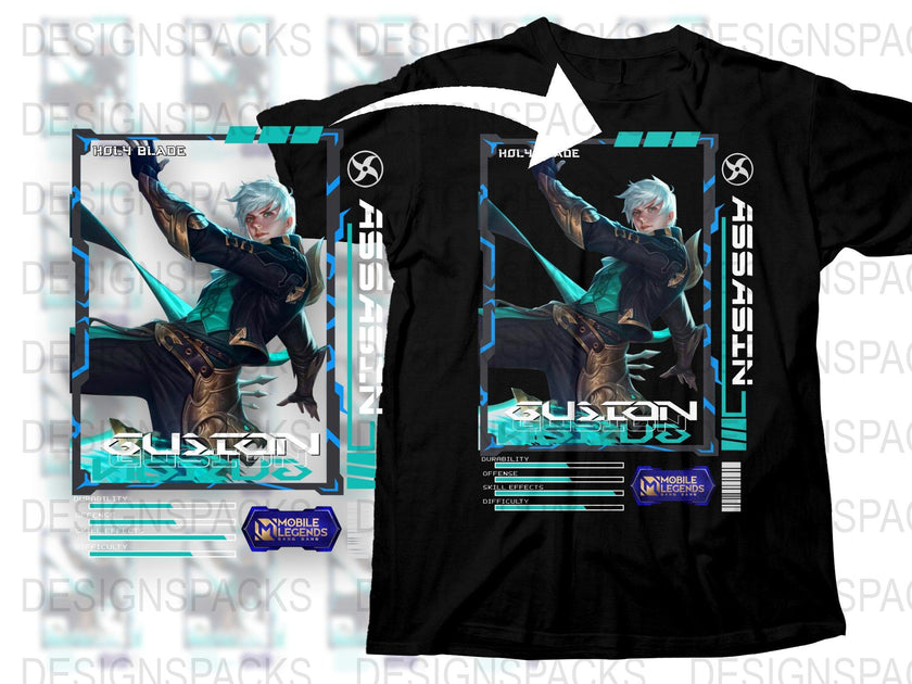 Mobile Legends Holy Blade Gusion Graphic Png Digital Download