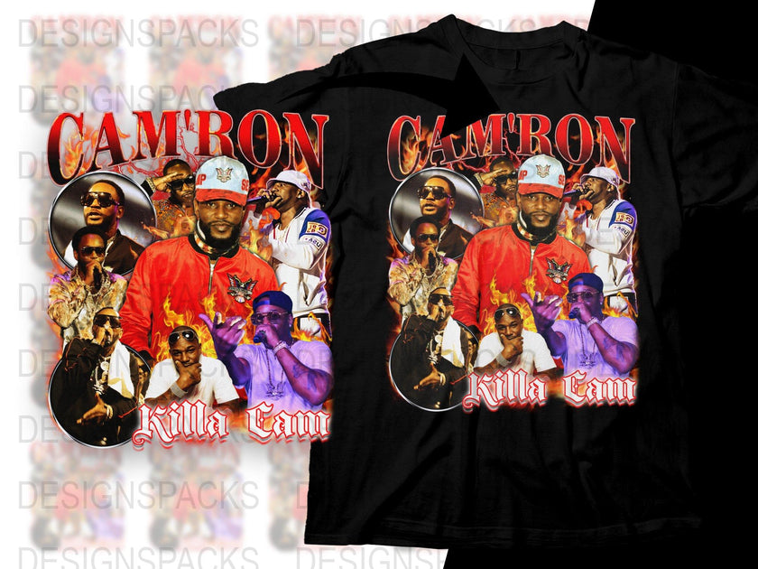 Iconic Cam'ron Killa Cam Bootleg Retro Graphic Png Digital Download