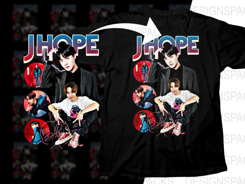 JHOPE BTS Dynamic Kpop Fans Png Digital Download