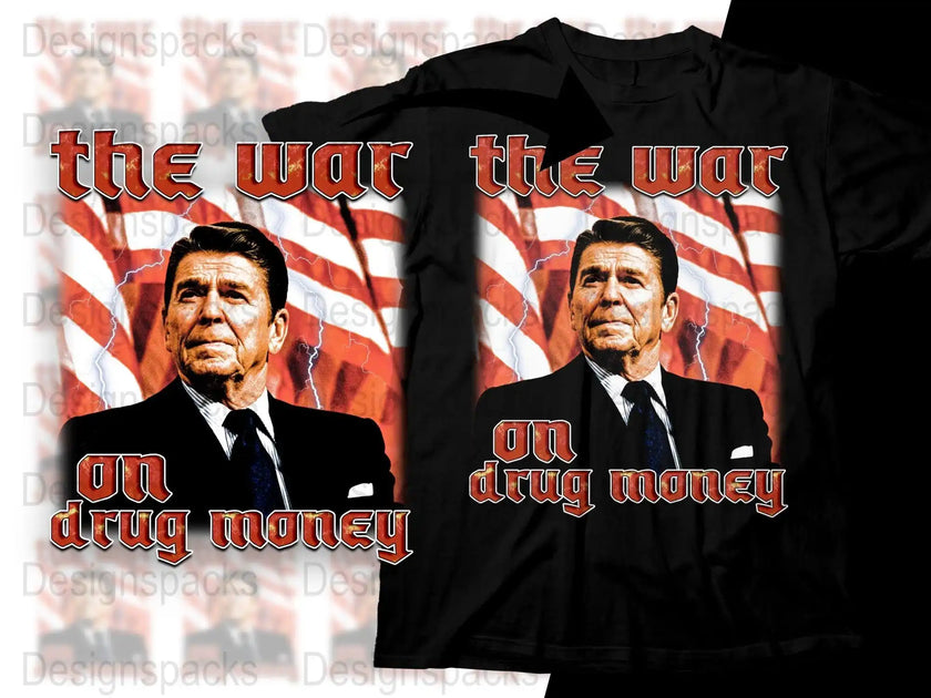 The War on Drug Money Png Digital Download