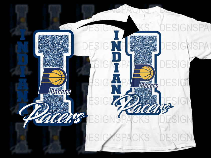 Indiana Pacers NBA Baskeball Png Digital Download