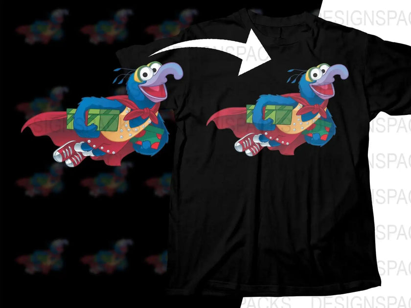 Super Gonzo Muppet Character Christmas Png Digital Download