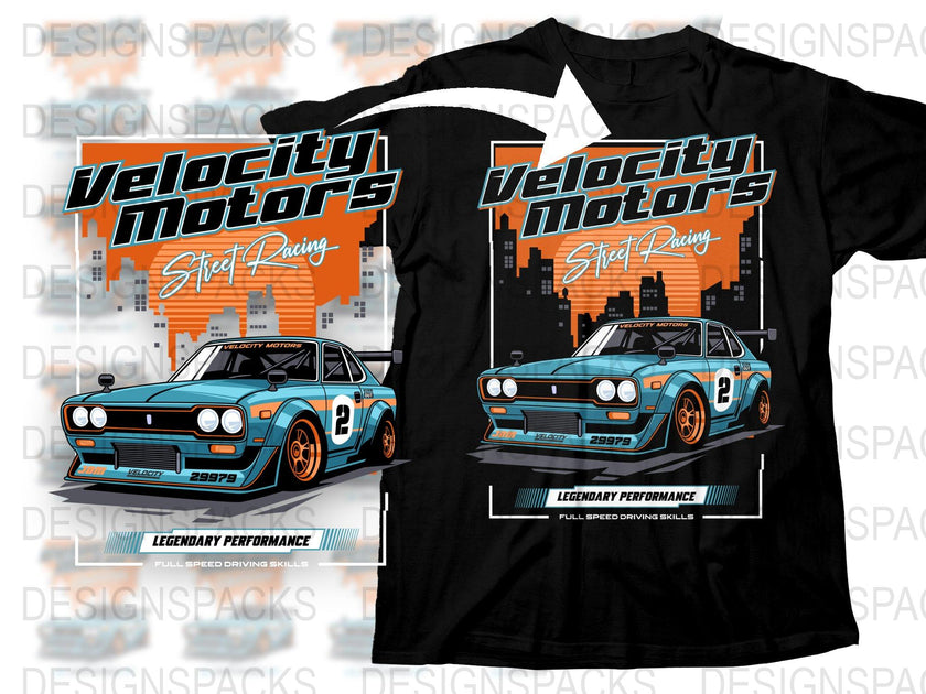 Velocity Motors Street Racing Legendary Performance Png Digital Downlo